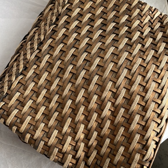 LJS collection | Bags | Vintage Ljs Collection Genuine Woven Leather ...